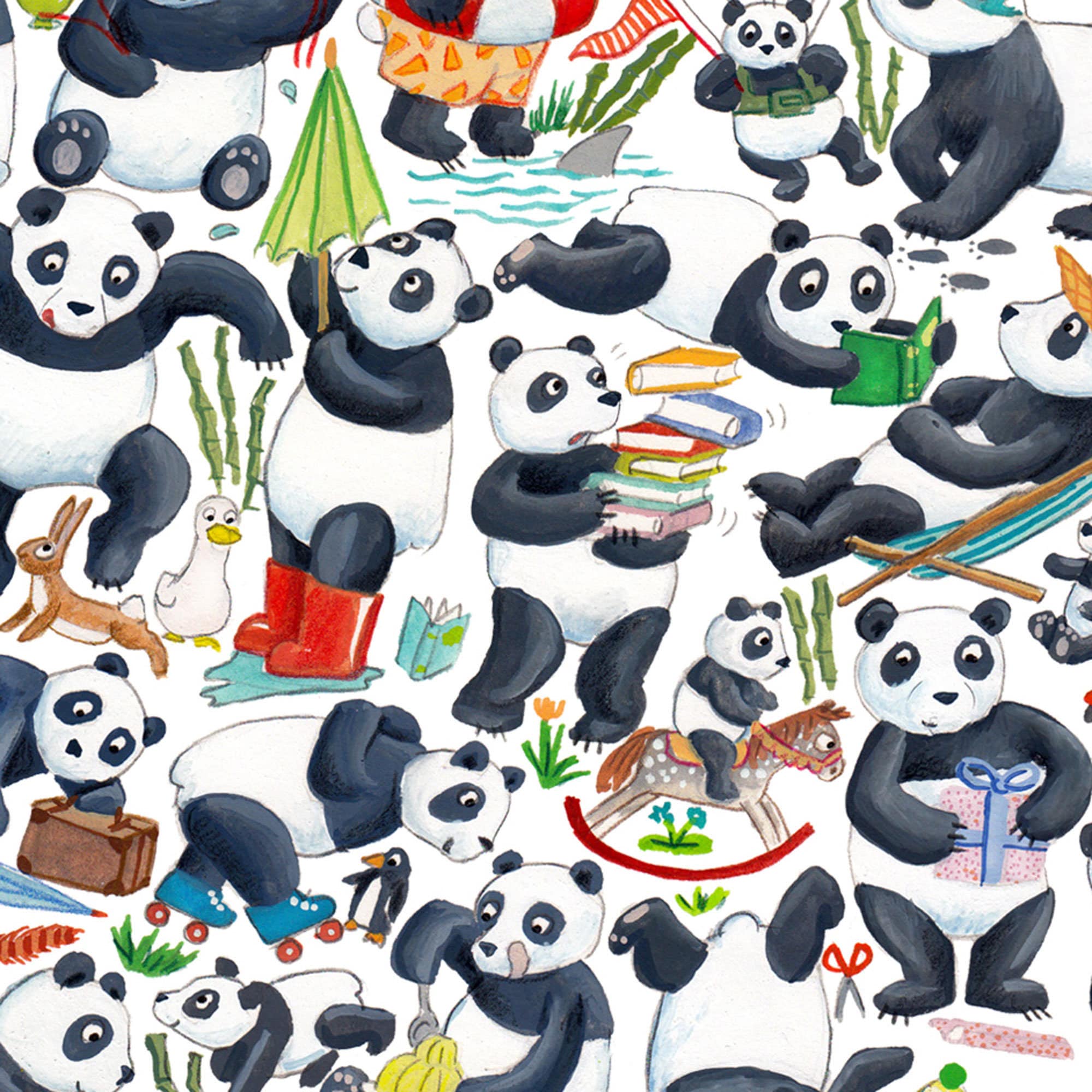 Panda Print, Nursery Decor, Nursery Print, Abc Print, Panda Lover Gift ...