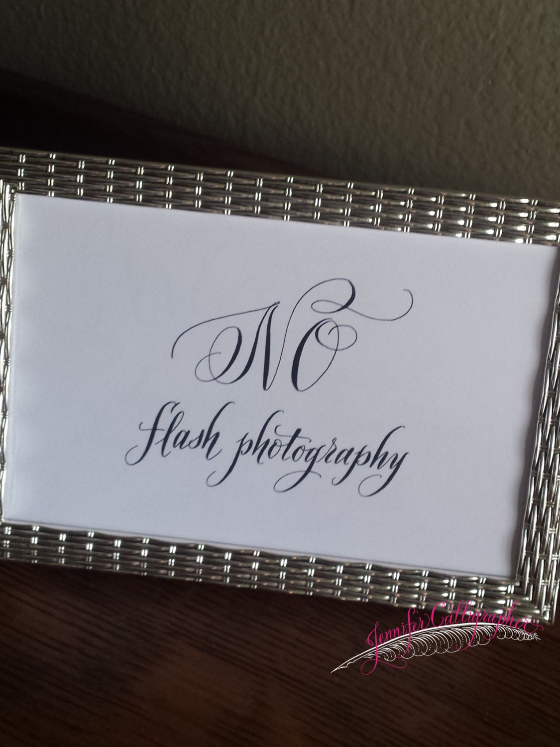 Wedding Sign Digital File No Flash Photography | Etsy