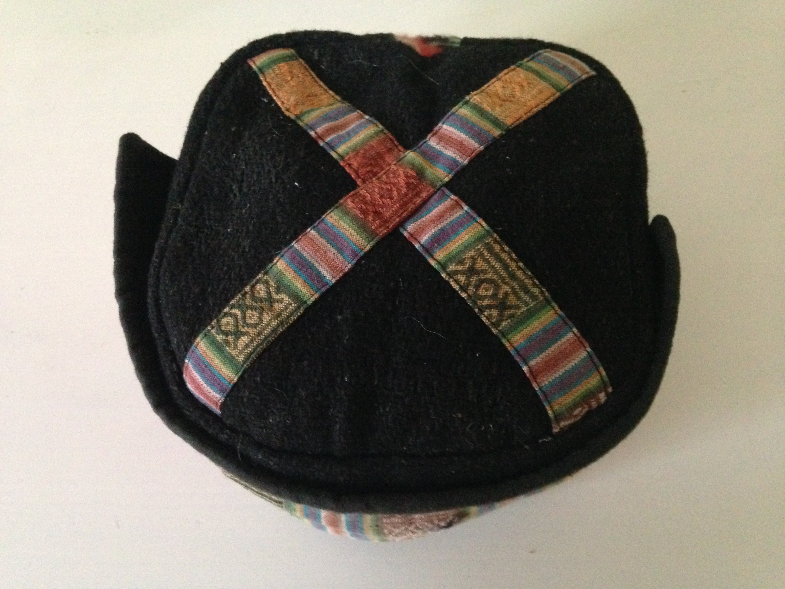 Vintage Traditional Tibetan Hat Folk Pill Box Hat Black | Etsy