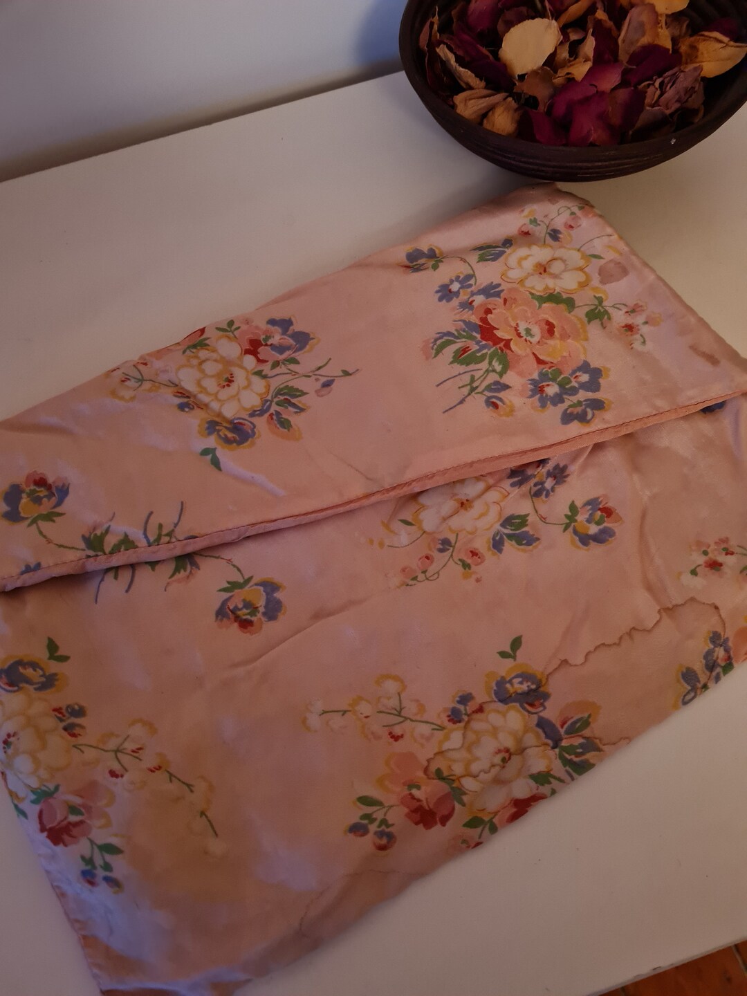 Vintage 1930s Pink Satin Pyjama Case/vintage Nightwear Case - Etsy UK