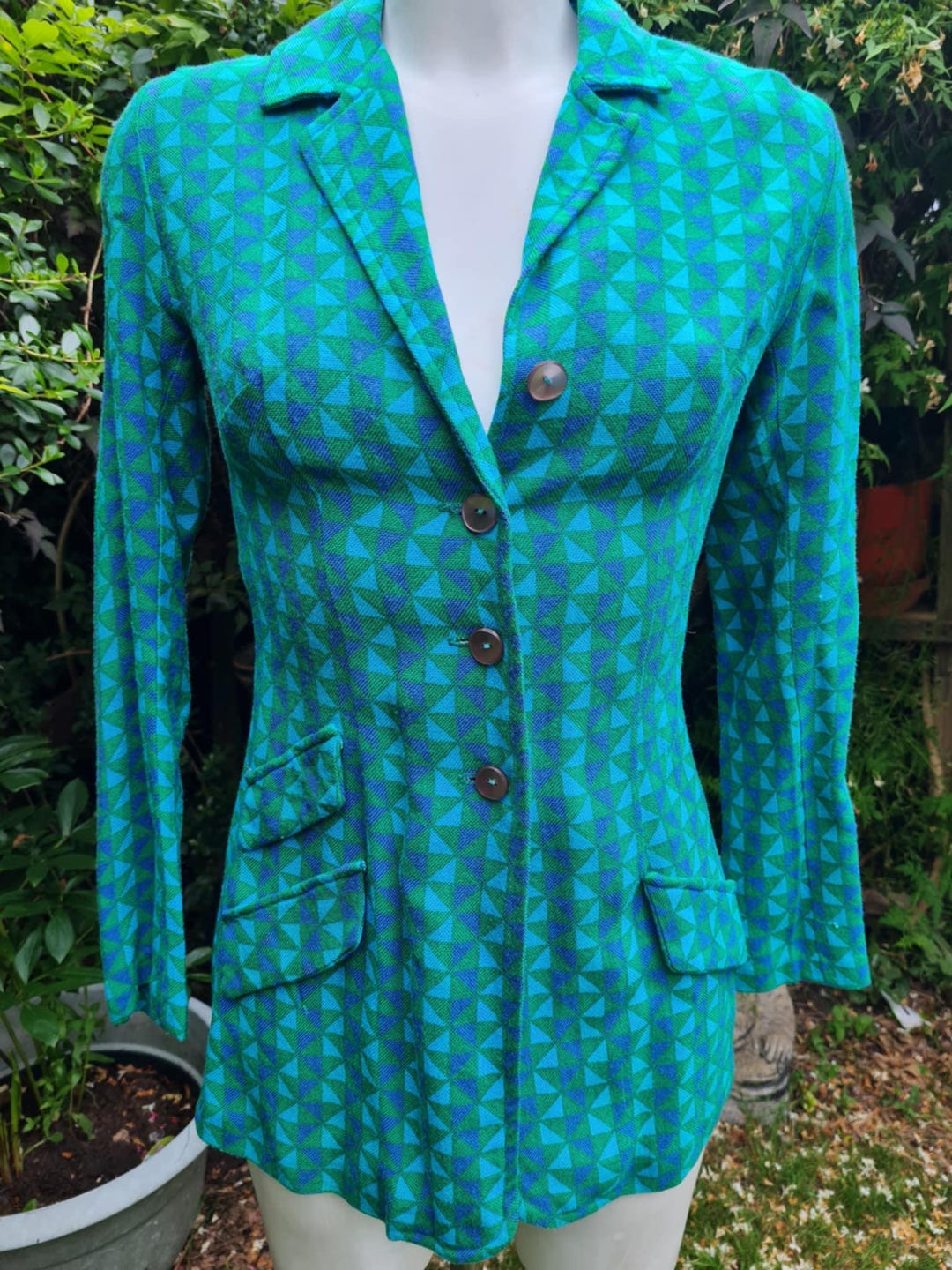 Fab Vintage 1960s Psych Pop Art Jacket Canda Sport XS - Etsy