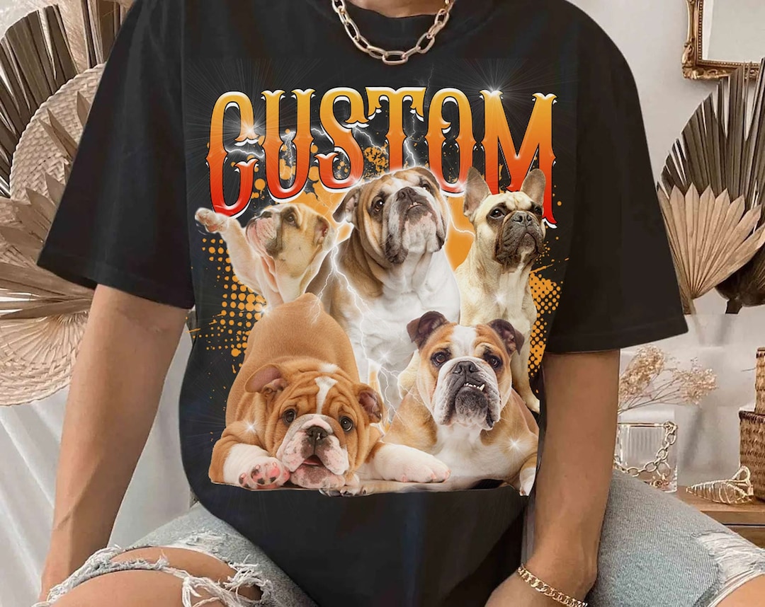 Retro Dog Bootleg Shirt, Custom Pet Shirt, Personalized Pet Shirt - Etsy
