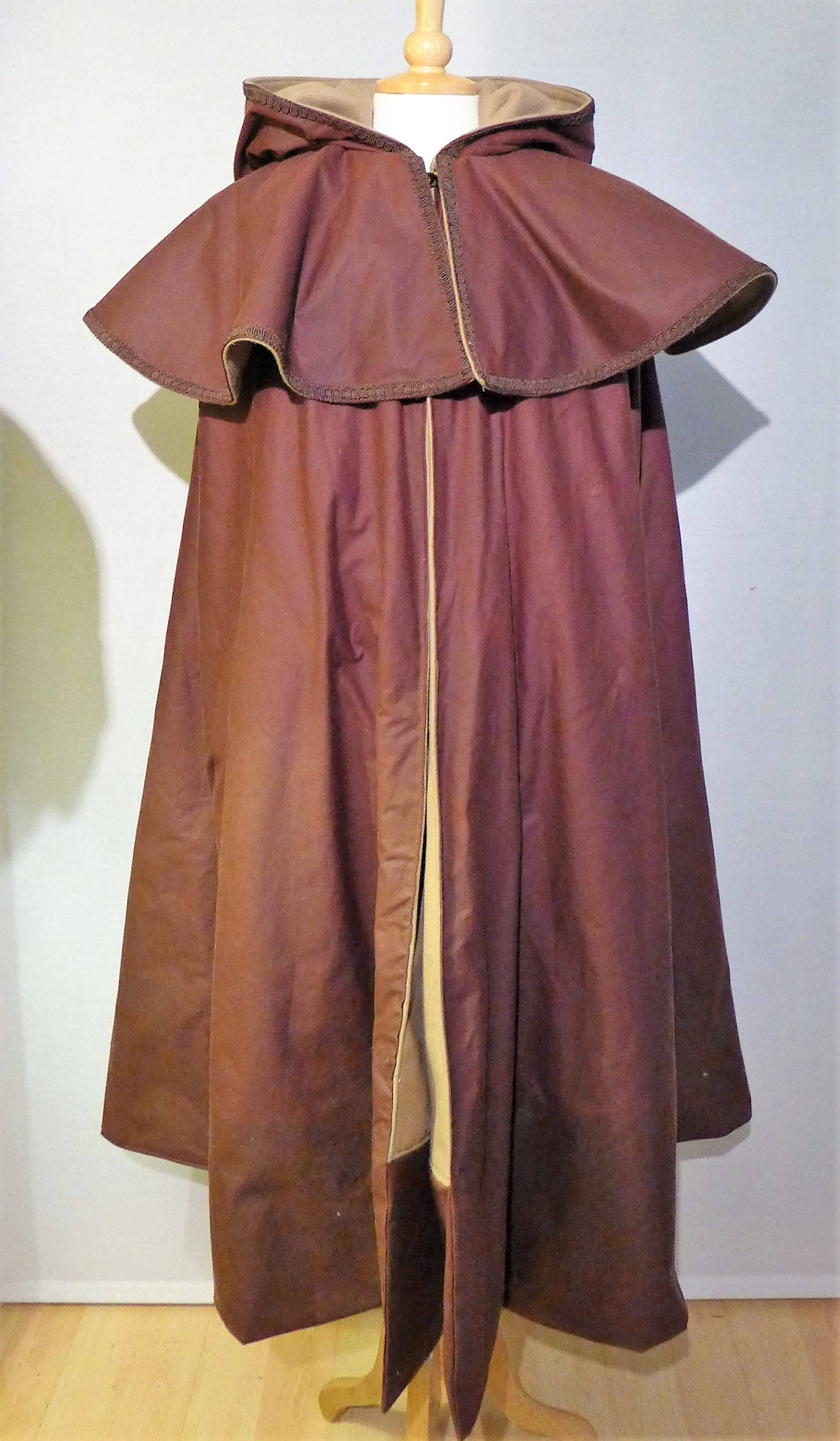 Waxed Cotton Wet Weather Cape - Etsy UK