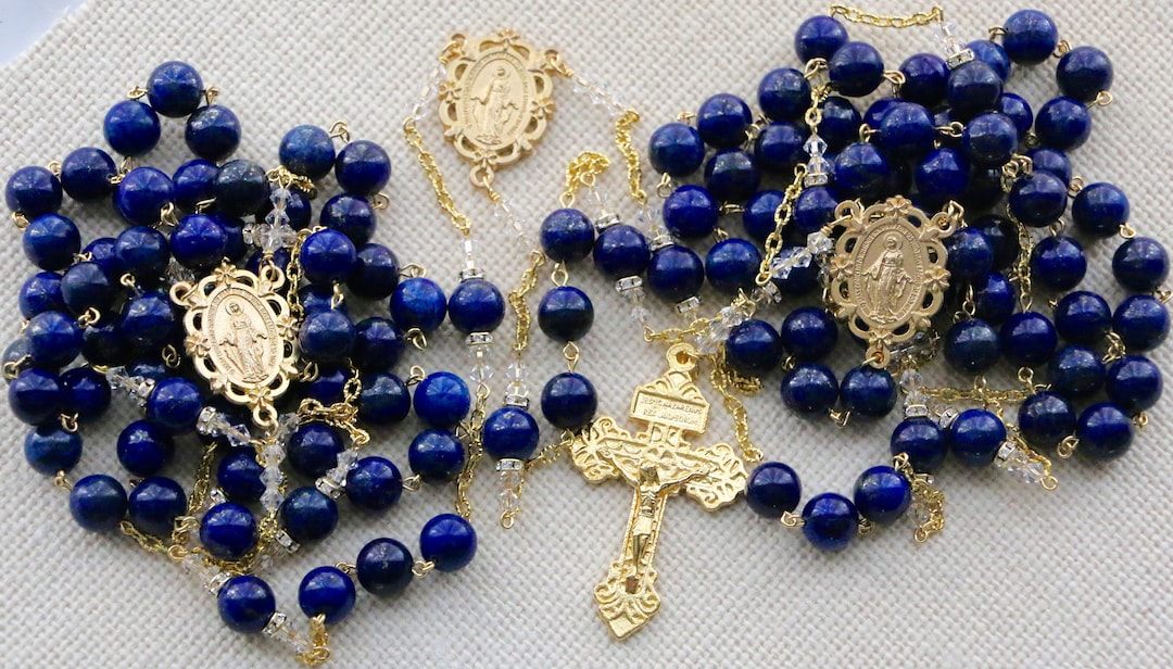 Blue Lapis Wedding Lasso in Gold - Etsy