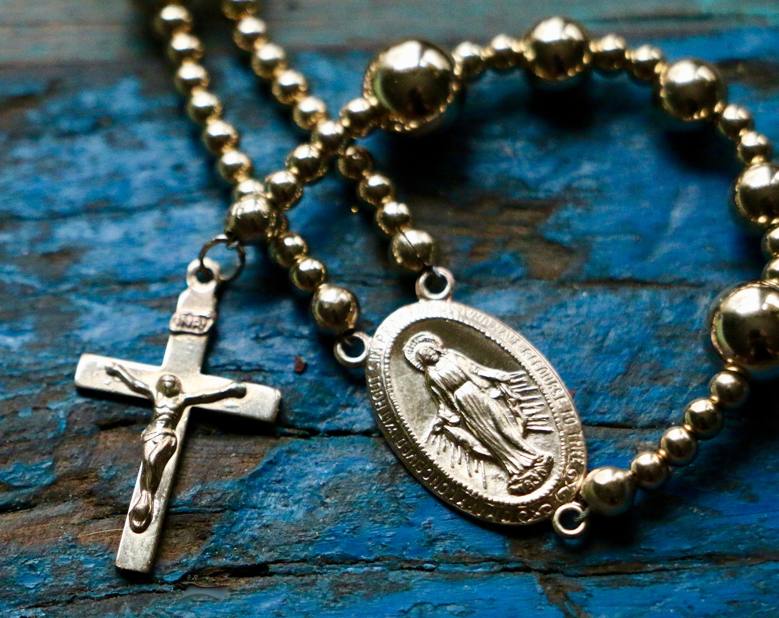 14k Gold Filled Catholic Rosary - Etsy