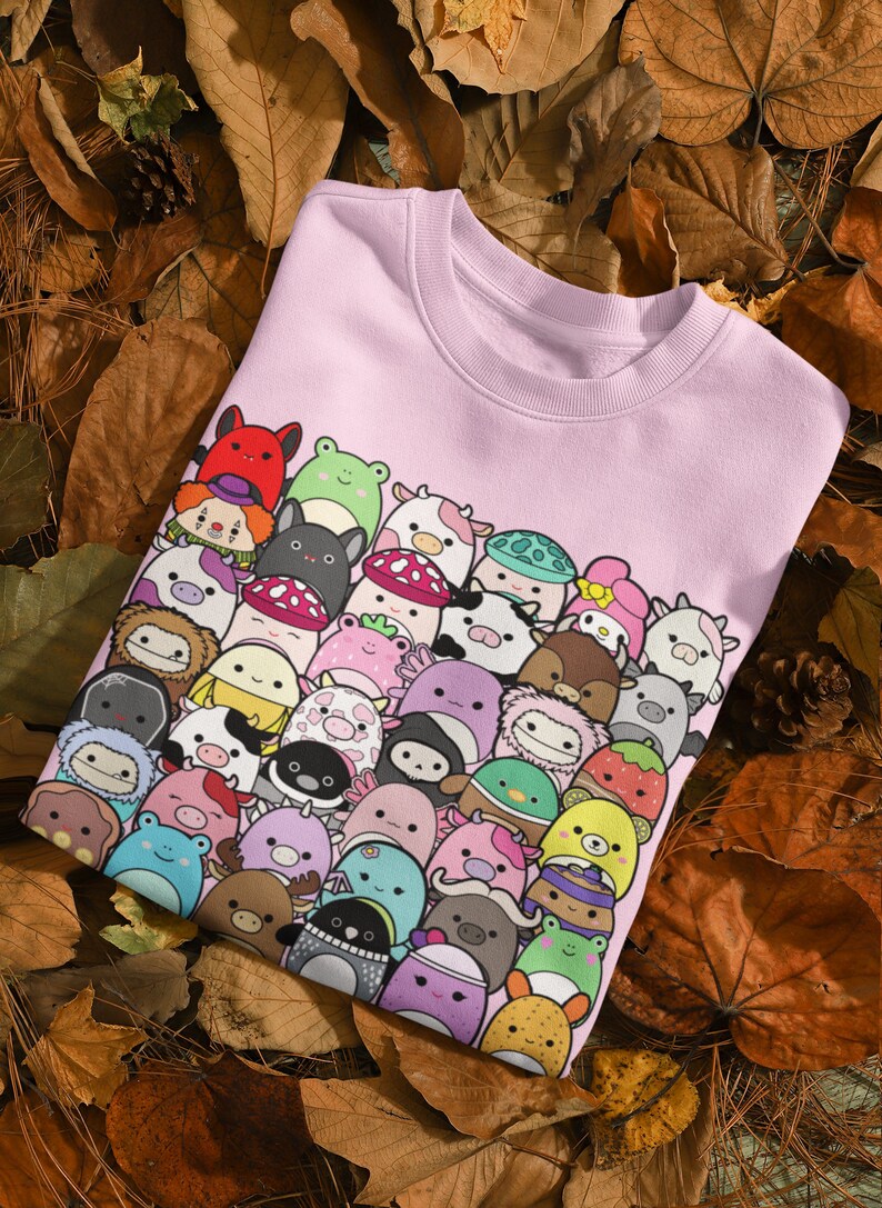 Mega Squishmallow Sweatshirt, Squish Sweater, Jumper Cute Kawaii, Gift ...