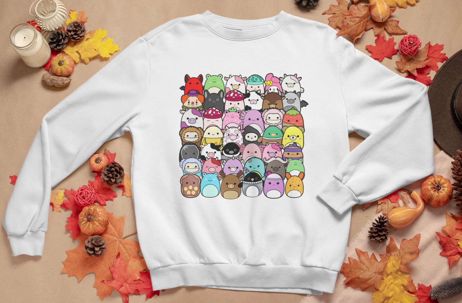 Mega Squishmallow Sweatshirt, Squish Sweater, Jumper Cute Kawaii, Gift ...