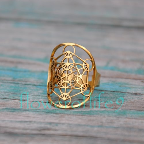 Heptagram Ring Stainless Steel - Etsy