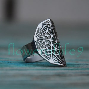 Dodecahedron Ring - Stainless Steel - Etsy