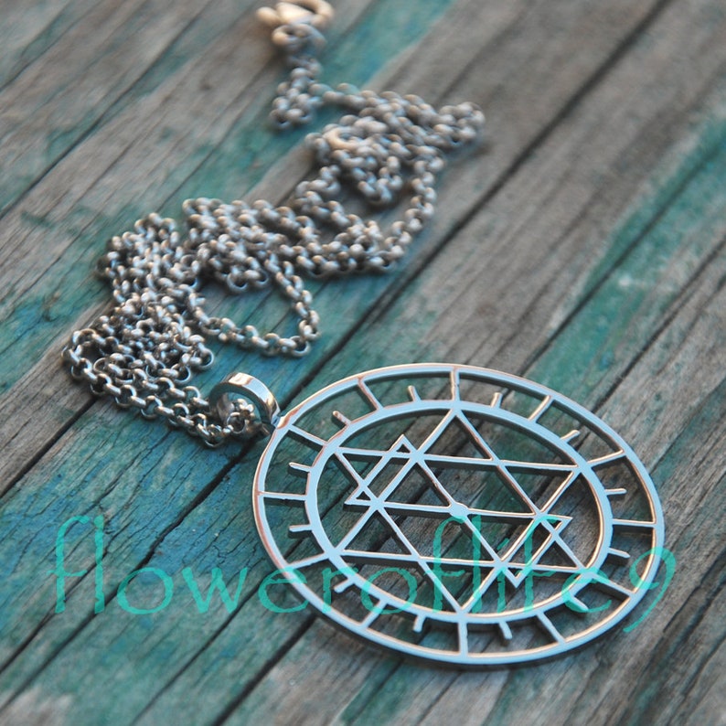 Symbol of Kryon Pendant 1 3/8 Stainless Steel | Etsy