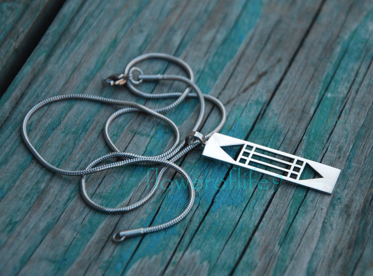 Atlantis Pendant Stainless Steel - Etsy