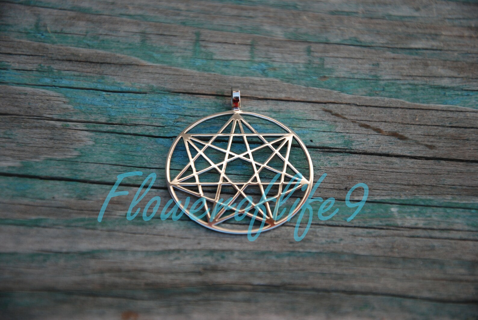 Heptagram Pendant Stainless Steel - Etsy