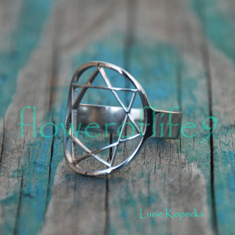 Septagram Ring (star of Babalon) - Stainless Steel - Etsy