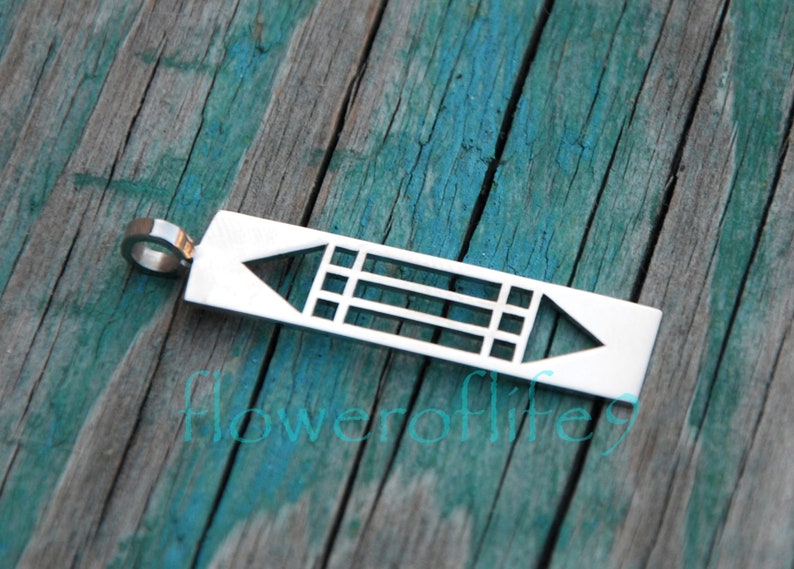 Atlantis Pendant Stainless Steel - Etsy