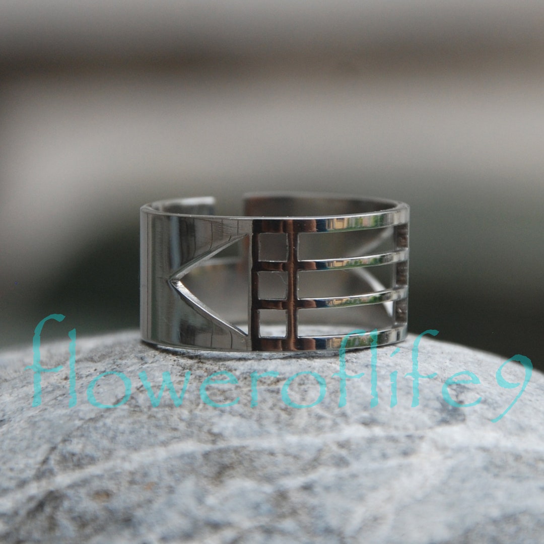 Atlantis Ring - Stainless Steel - Etsy