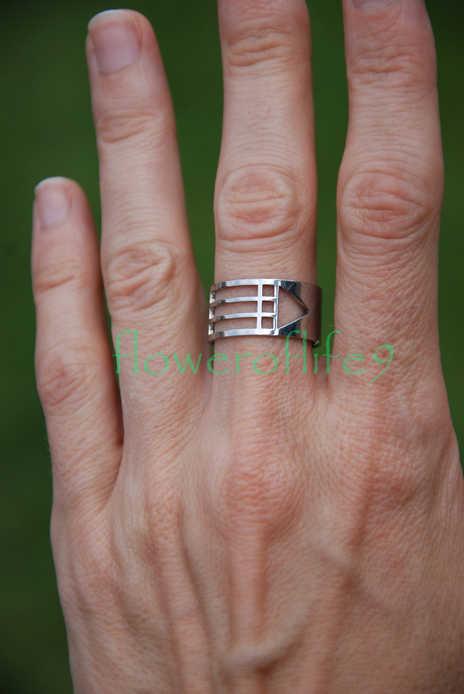 Atlantis Ring Stainless Steel | Etsy