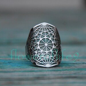 Dodecahedron Ring - Stainless Steel - Etsy