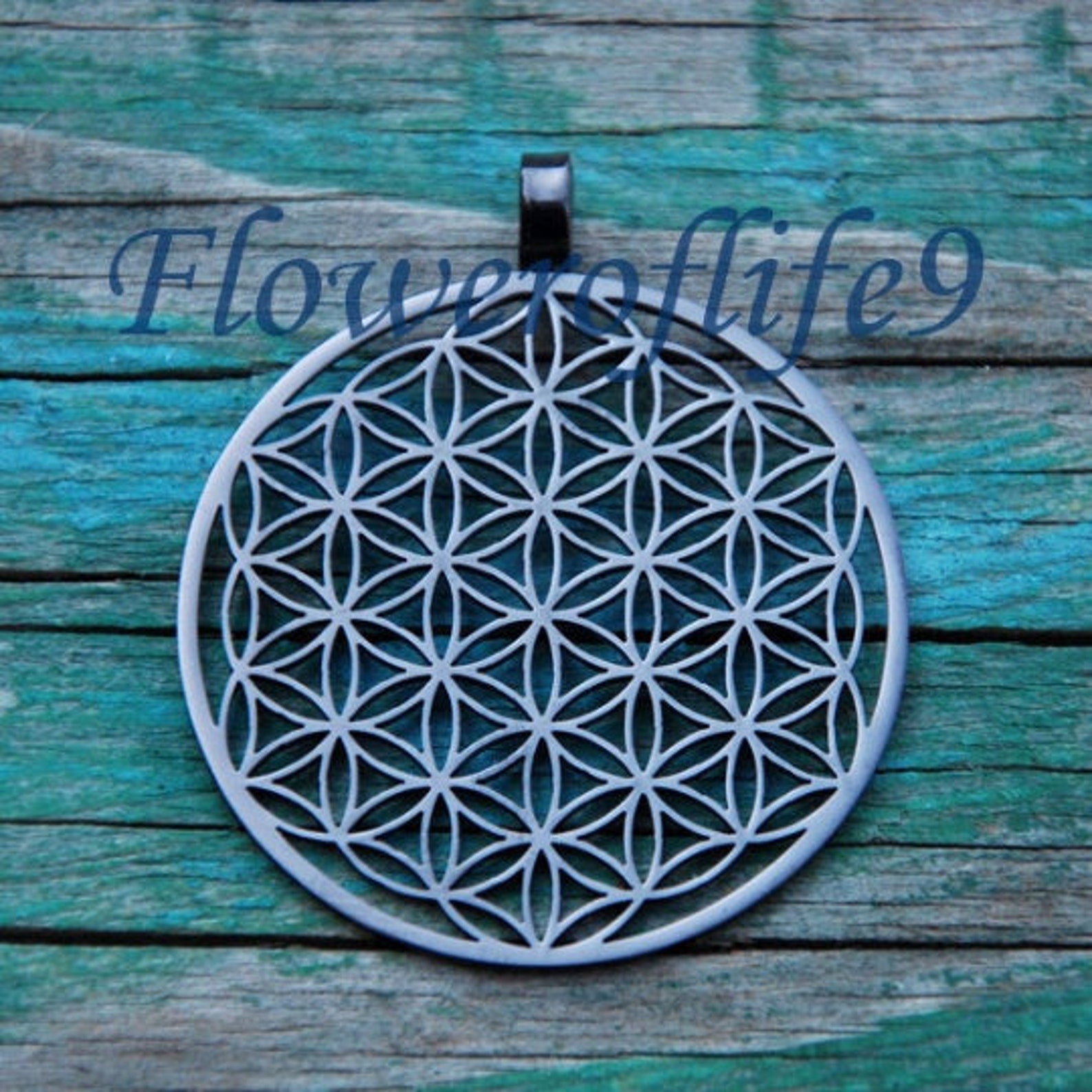 Flower of Life Pendant Stainless Steel Altin metallic - Etsy