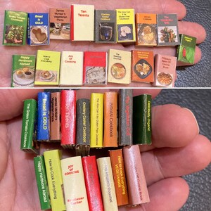 PDF Pattern Cookbooks 1:12 Scale Book Printable DIY Template for Your ...