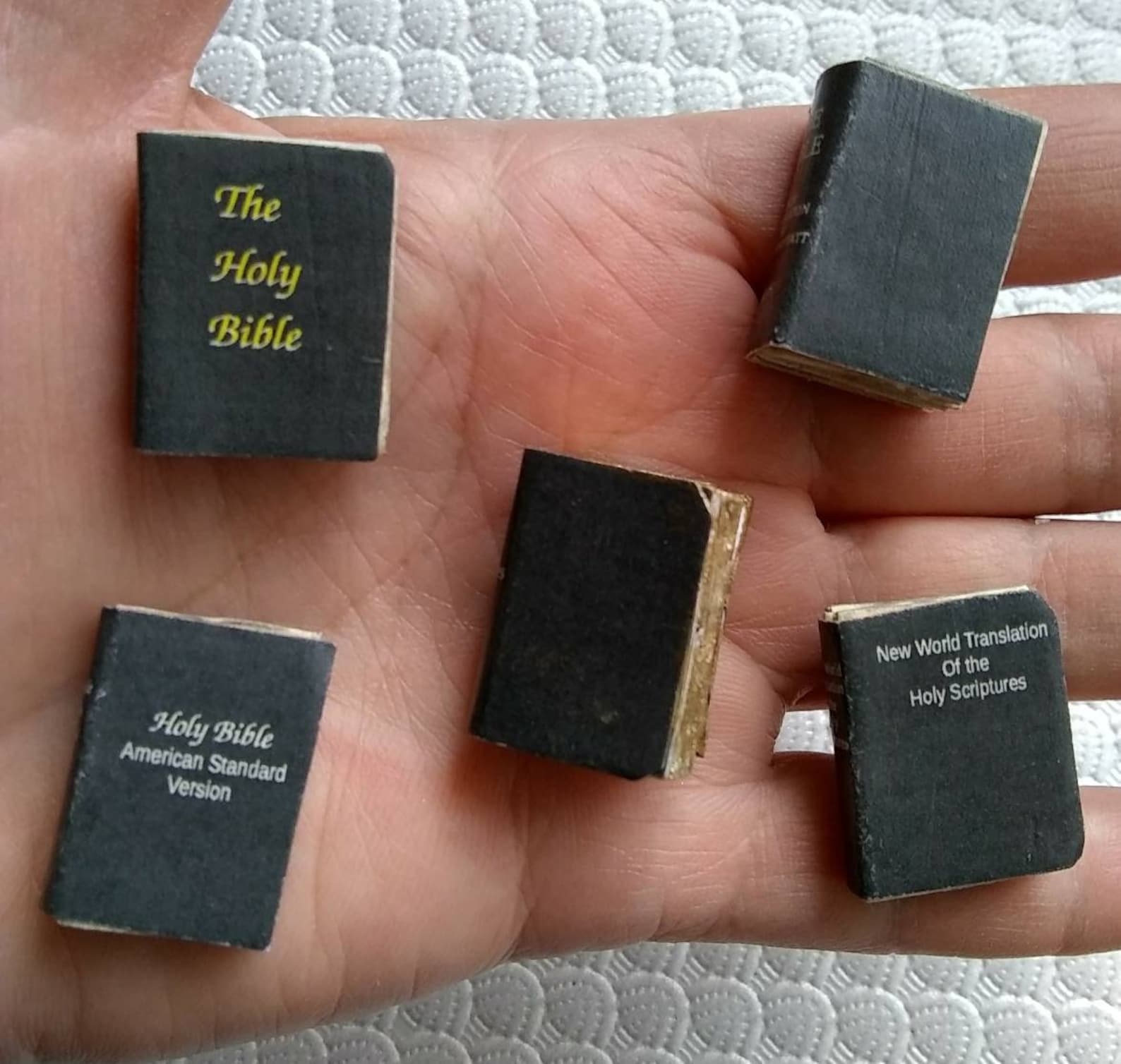PDF File Miniature Bibles 1:12 Scale Book Printable DIY Covers - Etsy ...