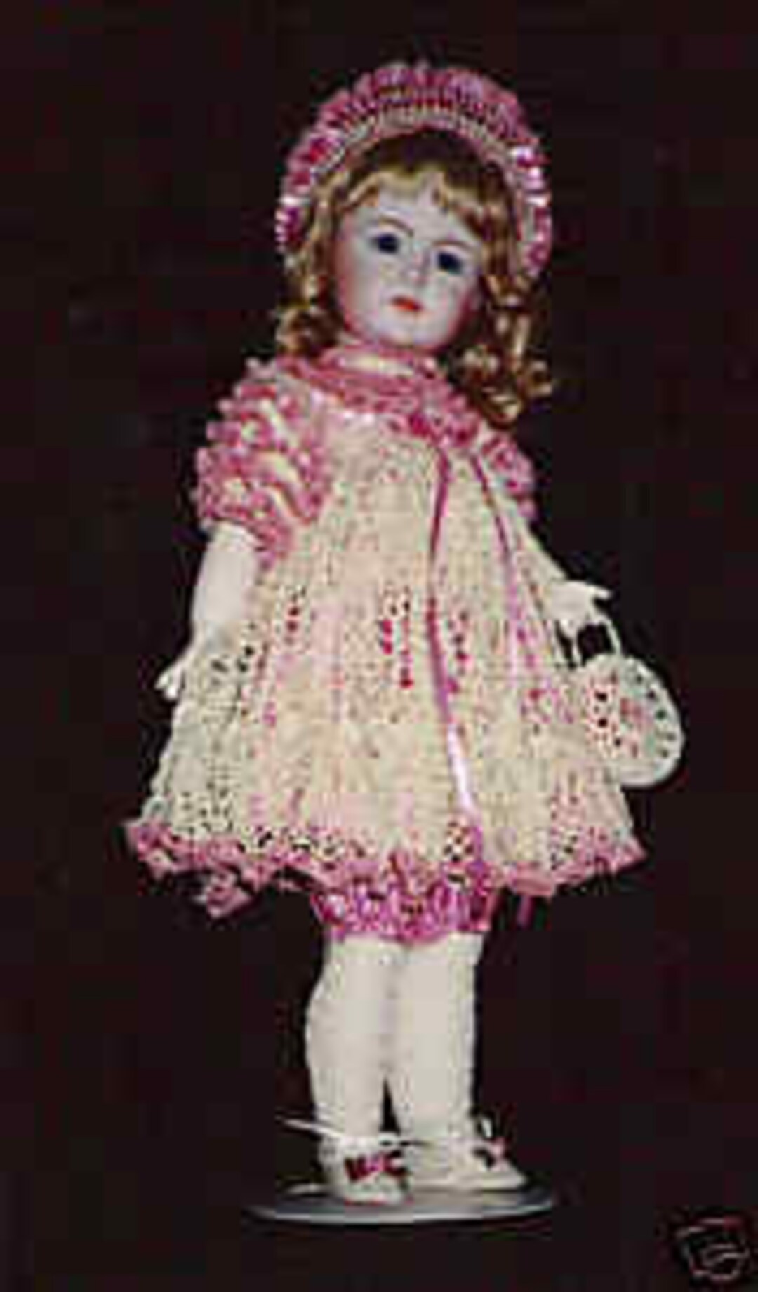 PDF File 123 Doll Ruffle Crochet Dress Pattern Fits 19-21 Inch Antique ...