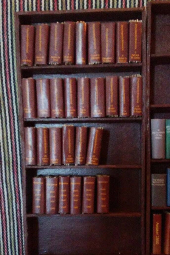 PDF File Encyclopedia Britannica Reference 1:12 Scale Volumes | Etsy