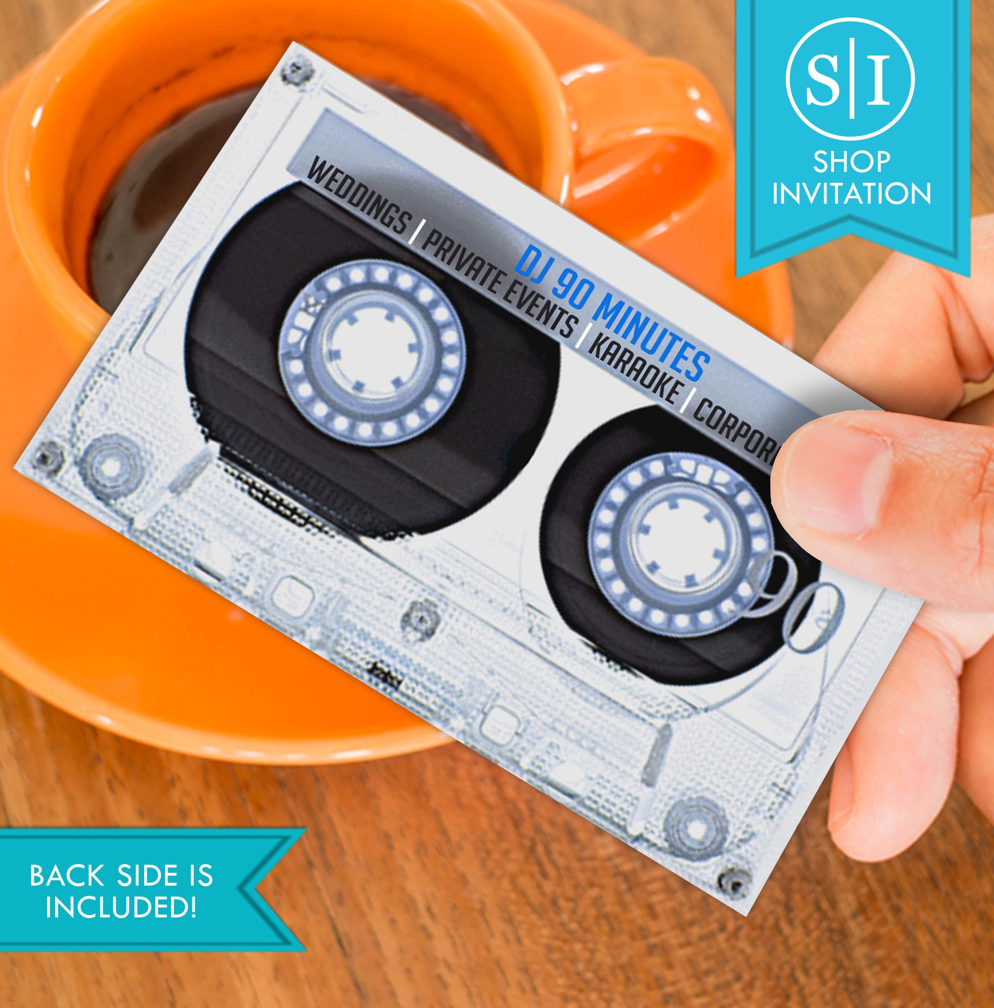 Audio Cassette Tape DJ Disc Jockey Retro Music Club Business - Etsy