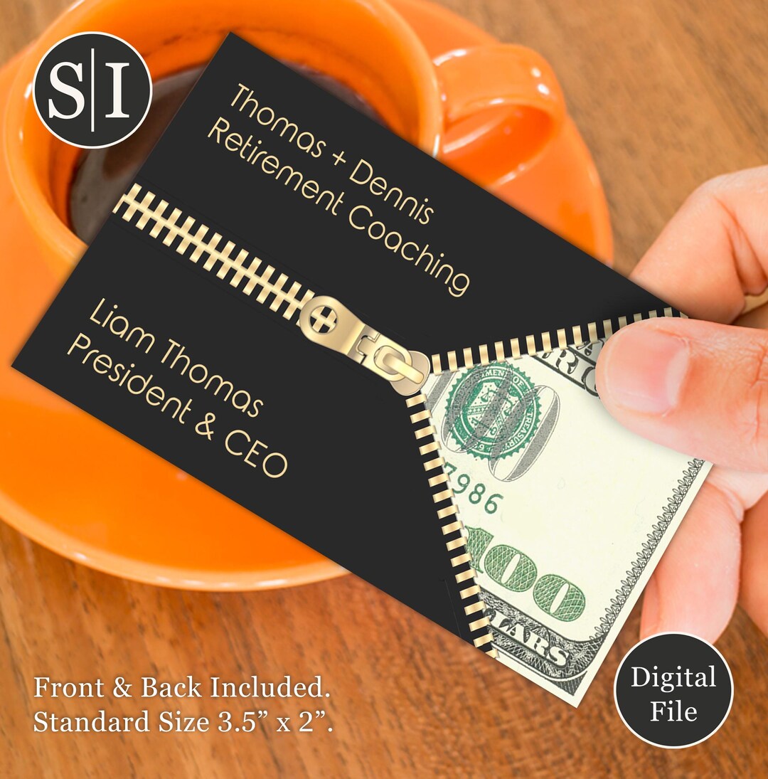 100 Dollar Bill Business Card | Finance & Accounting Design for ...