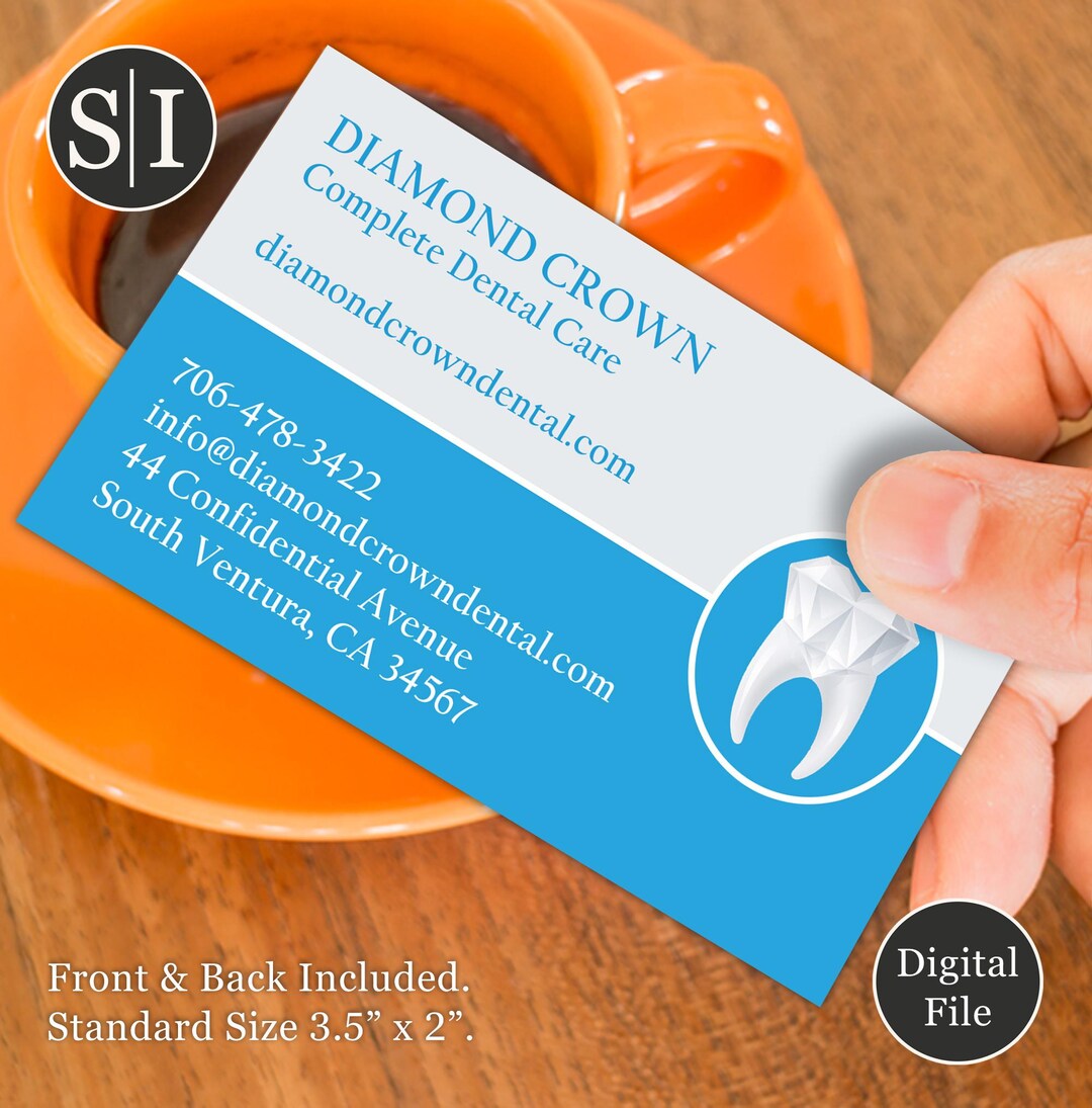 Dental Business Card | Dentist & Dental Office Design | Digital ...