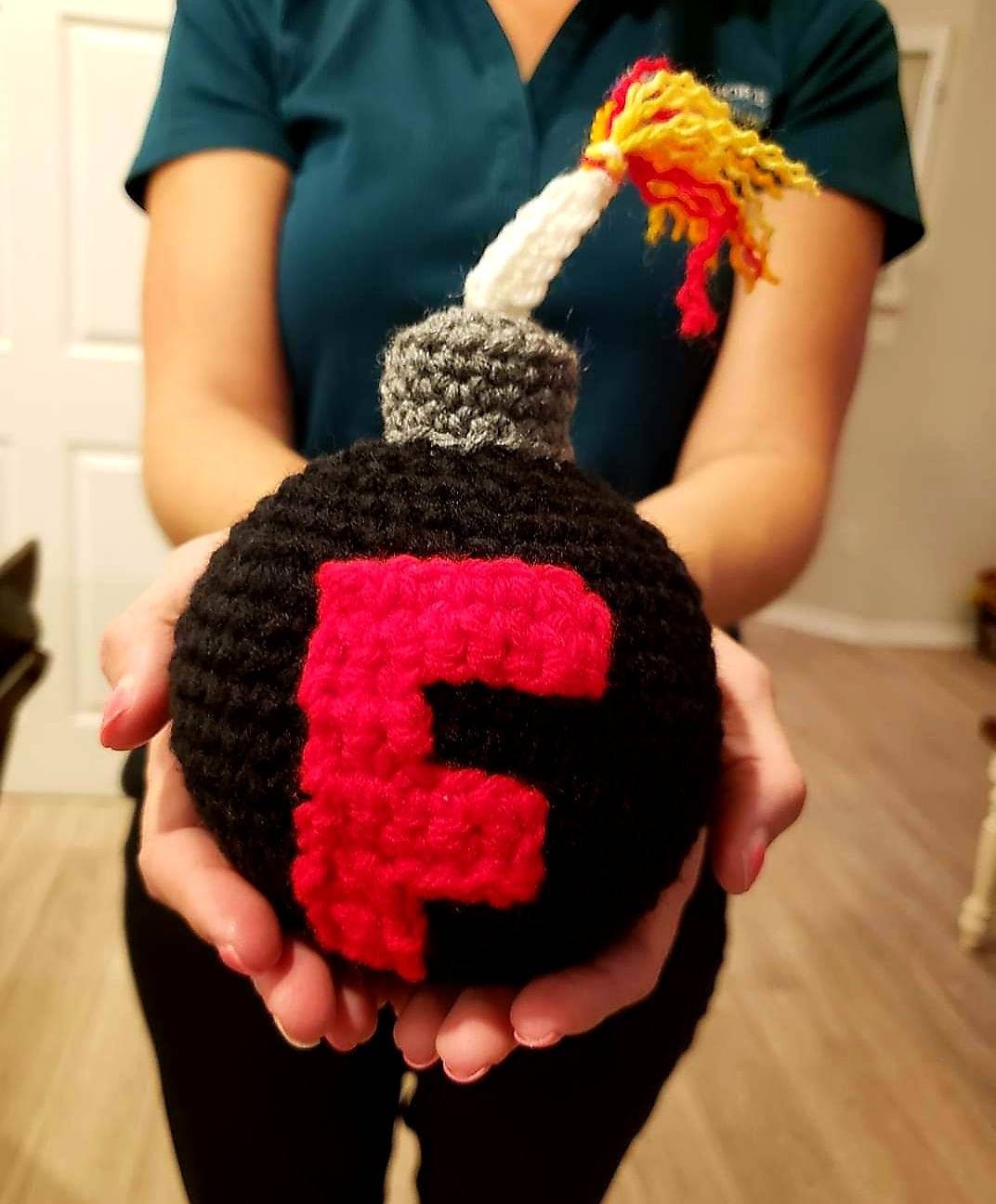 F-bomb/ Crochet F Bomb/ Plush Toy/ Handmade/ Gag Gift - Etsy
