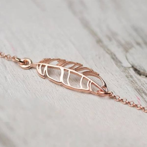 Feather Bracelet - Etsy