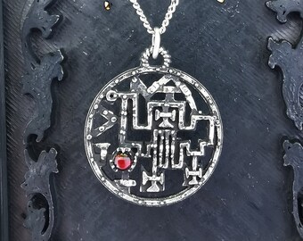 CROCELL Necklace Sigil Demon of the Night Demon Duke Night - Etsy