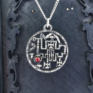 Seal Sigil of Demon Vual Necklace With Antique Finish - Etsy