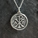 Chi-rho Pendant With Antique Finish - Etsy