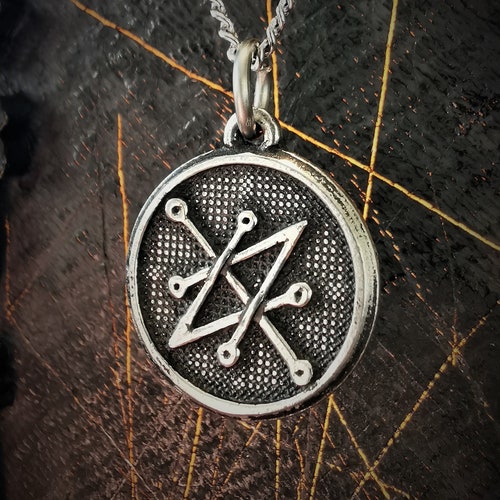 Seal Sigil of Azazel Sigil of Saturn With Gothic Ornaments | Etsy