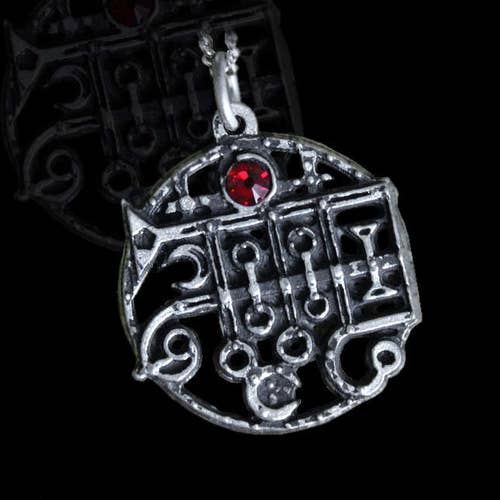 Seal Sigil of Stolas Necklace With Antique Finish | Etsy