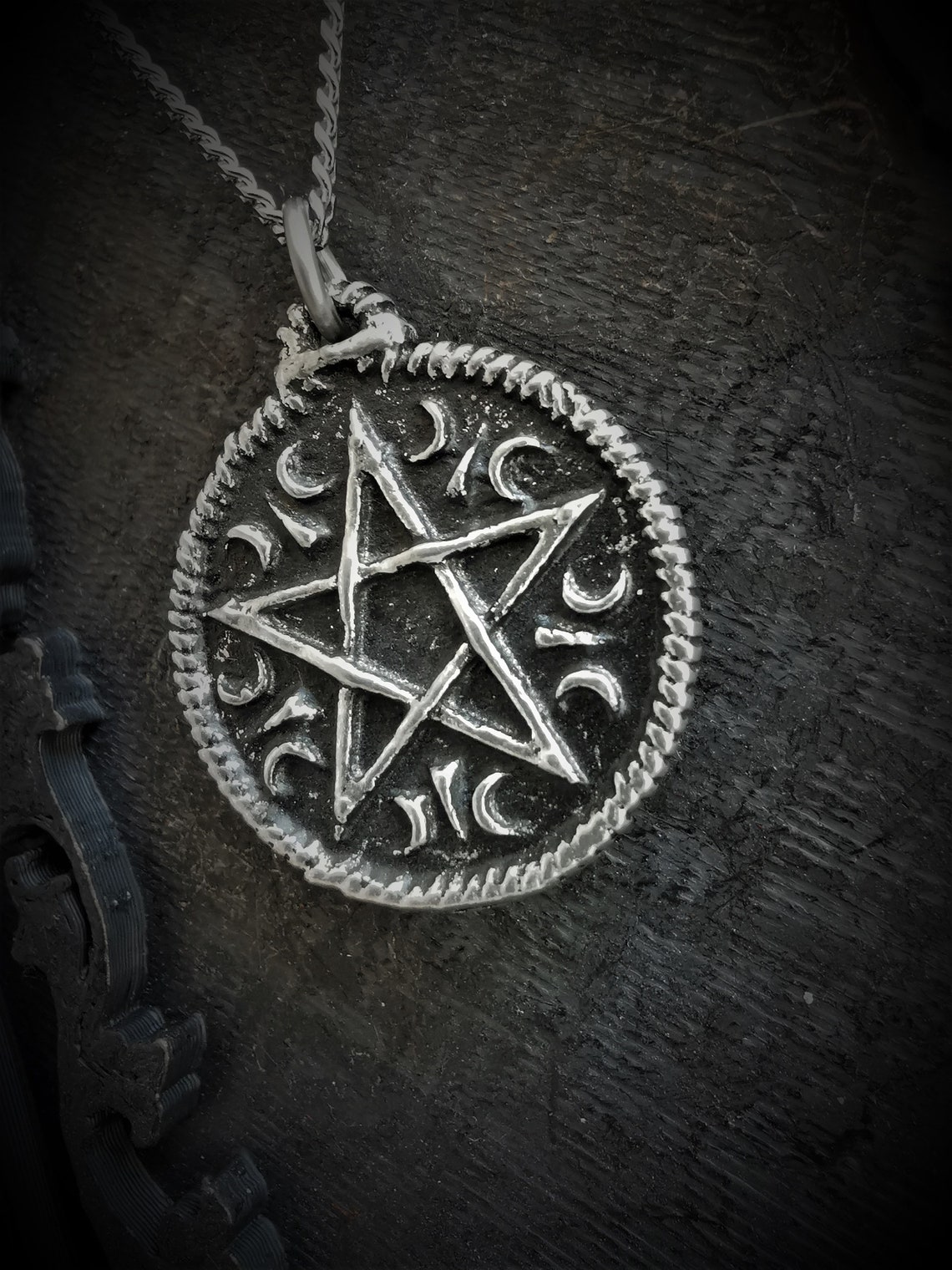 Handmade Gothic Pentagram With Antique Finish | Etsy