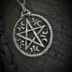 Handmade Gothic Pentagram With Antique Finish - Etsy