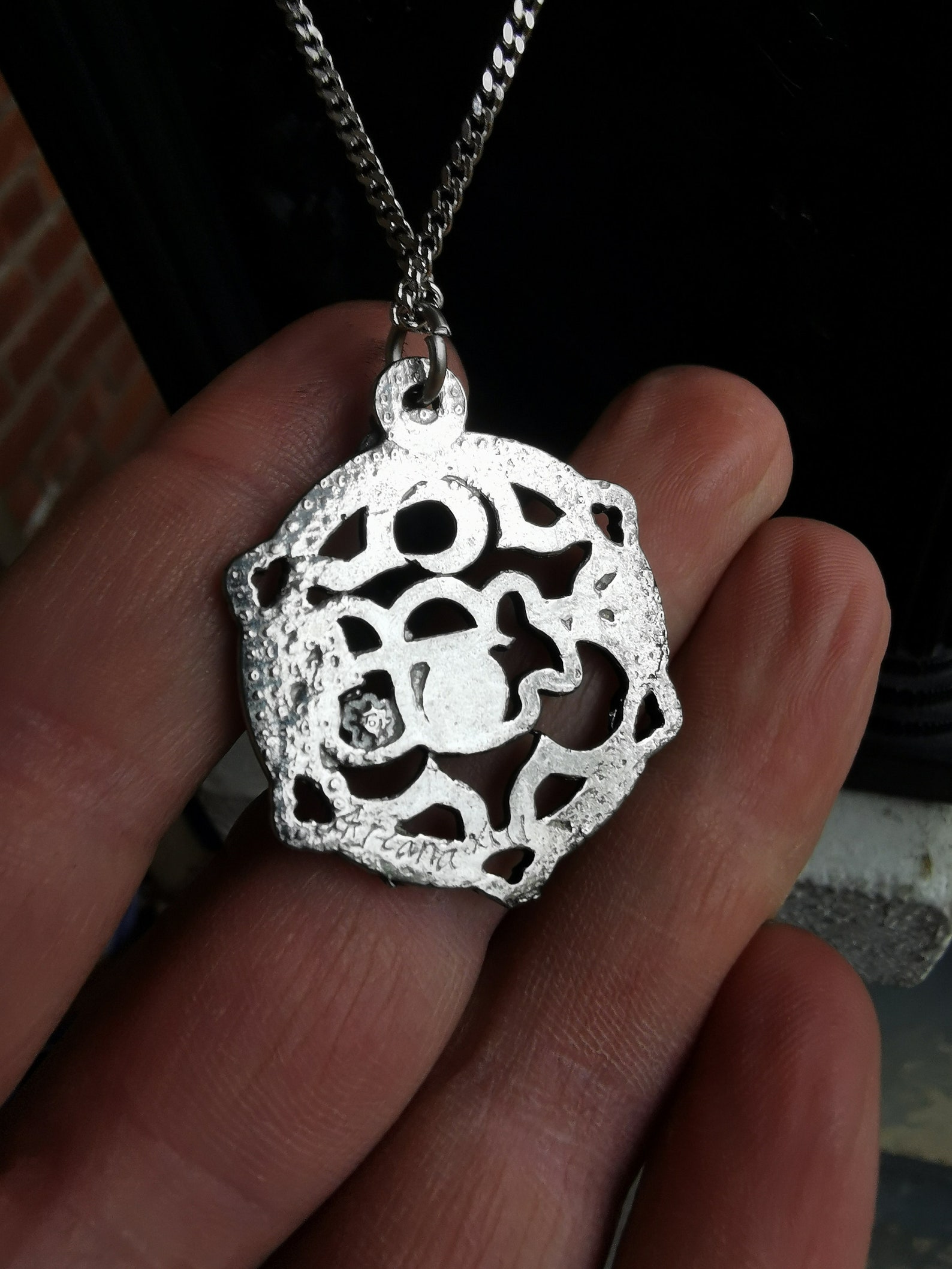 Seal Sigil of Clauneck Aka Claunt Necklace With Gemstone of - Etsy