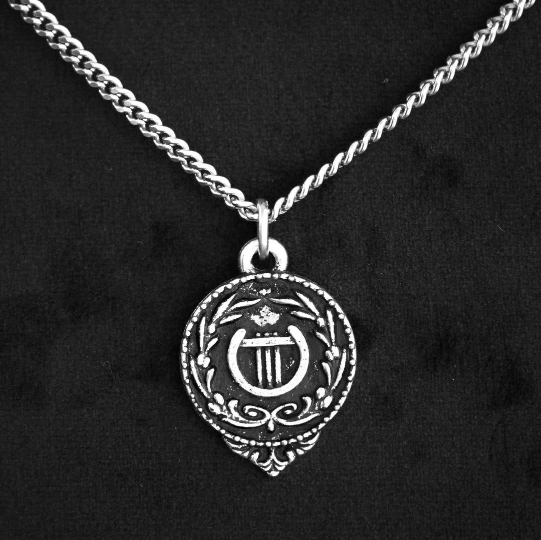 Apollo Pendant With Laurel Wreath - Etsy