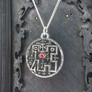 Seal Sigil of Halphas, Seals of Goetia With Gemstone of Your Choice ...