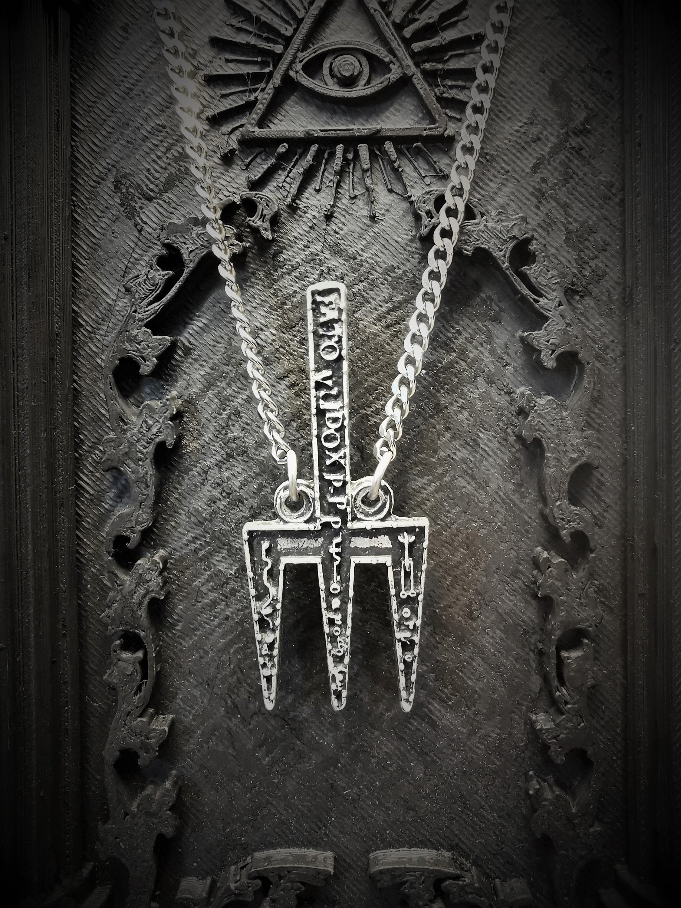 Handmade Trident of Paracelsus Archidoxis magicae libri VII | Etsy