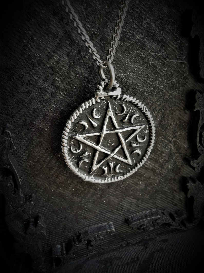 Handmade Gothic Pentagram With Antique Finish - Etsy