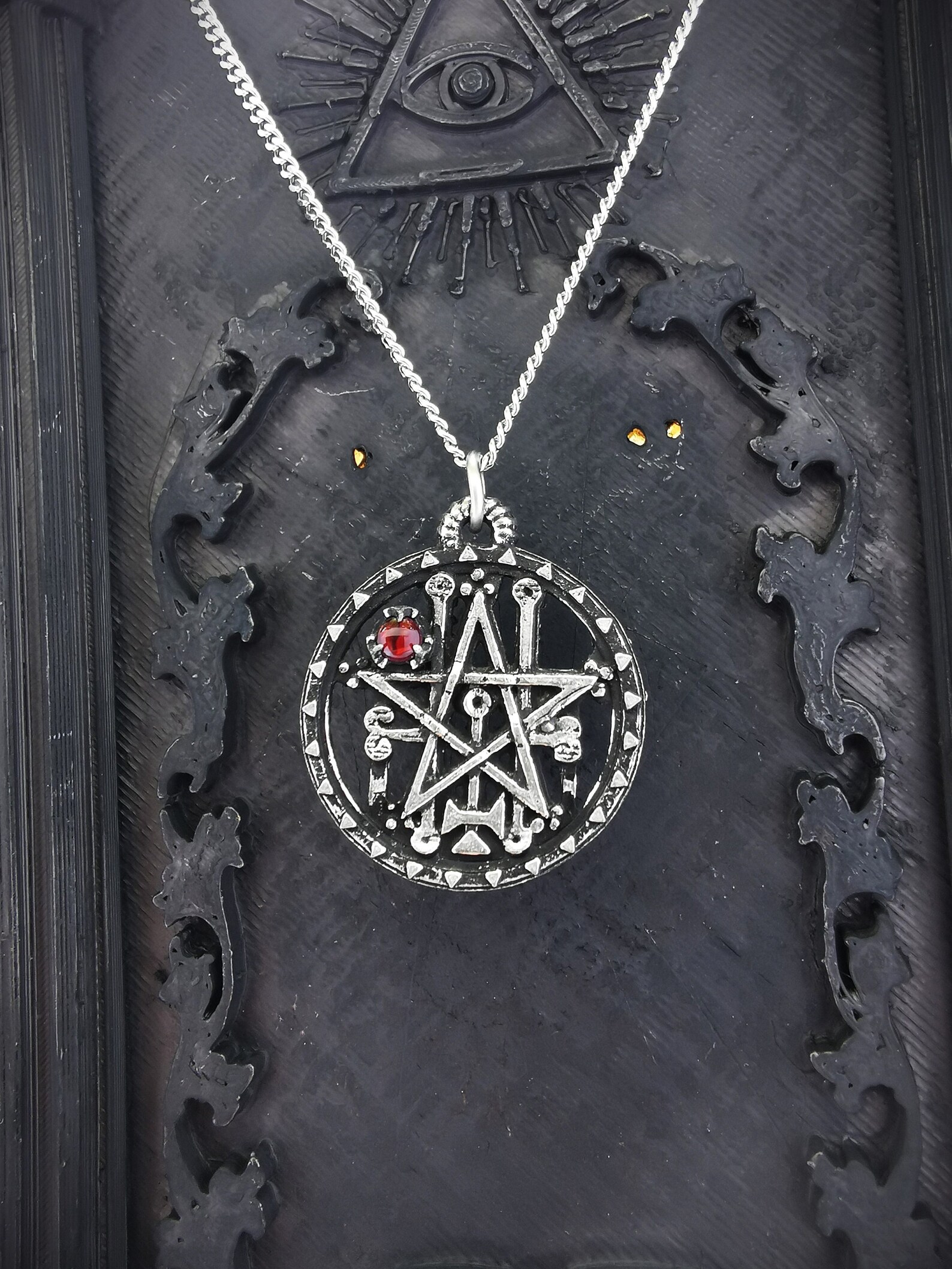 Seal Sigil of Astaroth Necklace With Antique Finish - Etsy