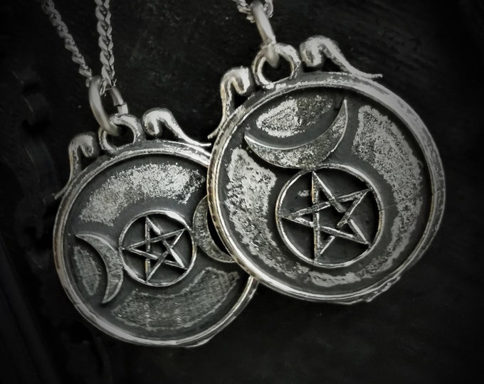 Handmade Algiz Aka Elhaz Rune Necklace With Antique Finish - Etsy