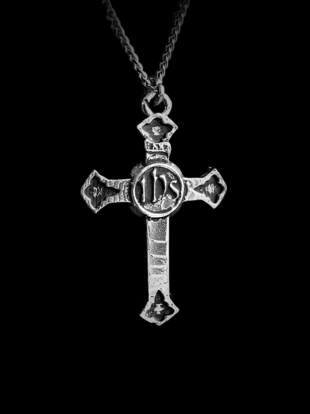 Antique Style Cross With IHS Inscription - Etsy