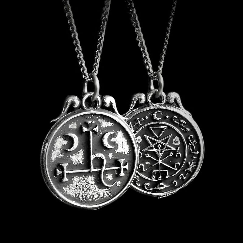 Double Sigil Pendant - Etsy