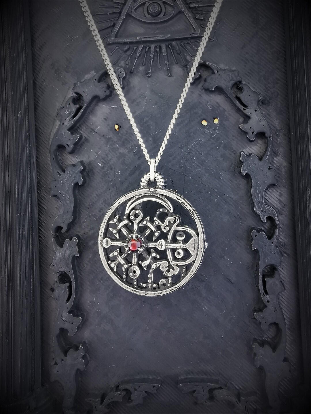 Seal Sigil of Goetia Valac With Antique Finish and Gemstone of Your ...