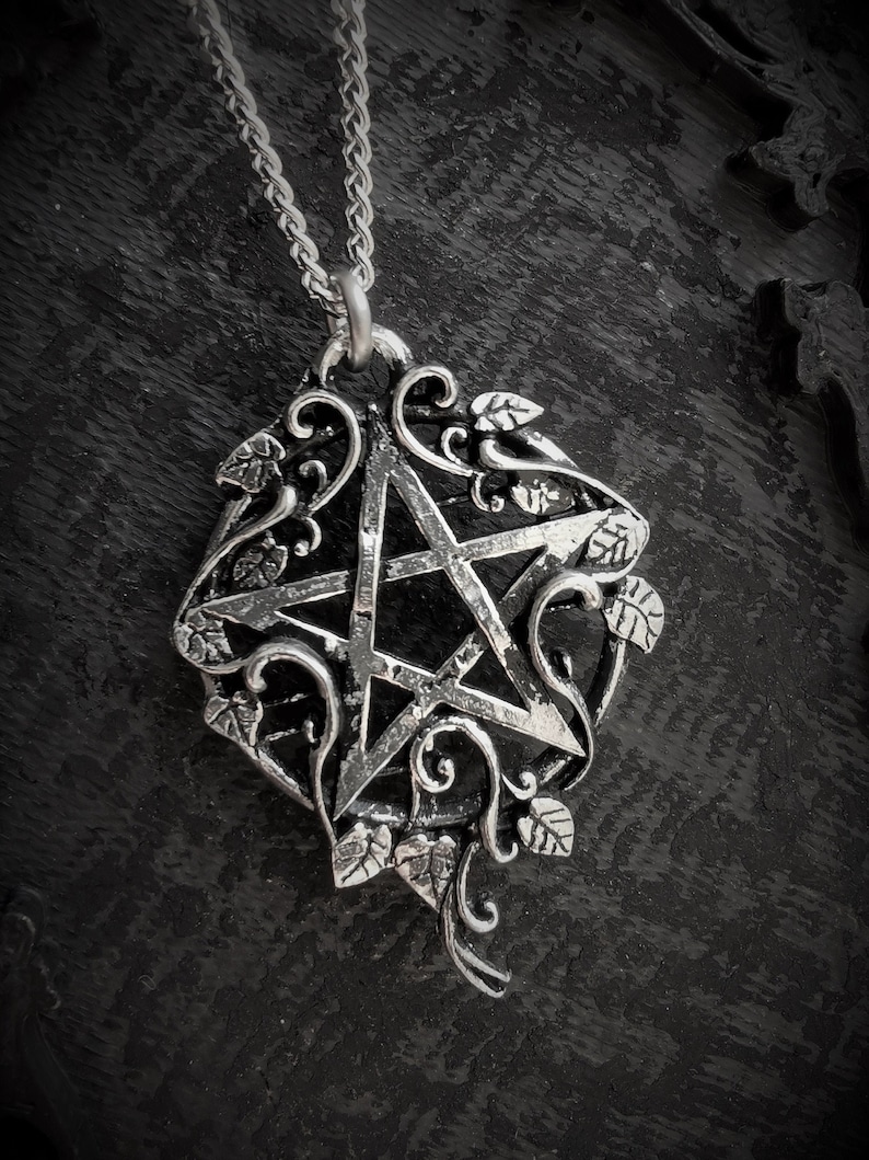 Handmade Gothic Pentagram With Ivy - Etsy