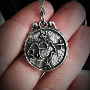 Double-sided Clauneck and Lucifer Seal Pendant - Etsy